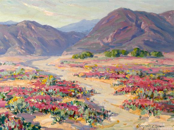 Bonhams : Benjamin Chambers Brown (American, 1865-1942) Blue mountains ...