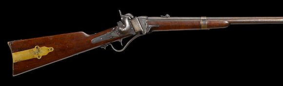 Bonhams : A U.S. Sharps Model 1852 slant breech percussion carbine
