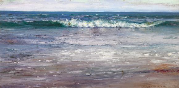 Bonhams : George Gardner Symons (American, 1861-1930) Breaking waves ...