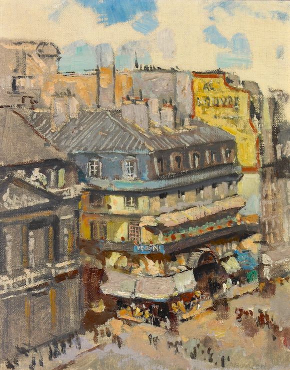 Bonhams : Alson Skinner Clark (1876-1949) From the balcony window of ...