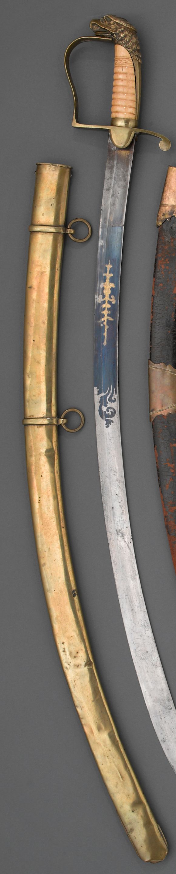 Bonhams : An American eagle pommel mounted officer's saber