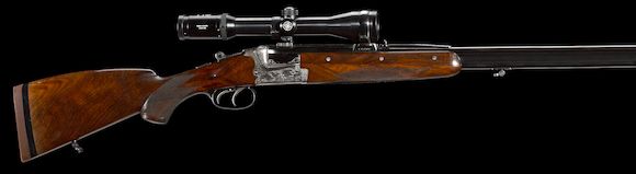 Bonhams : An 8x57 Merkel Model 221-E boxlock over/under double rifle