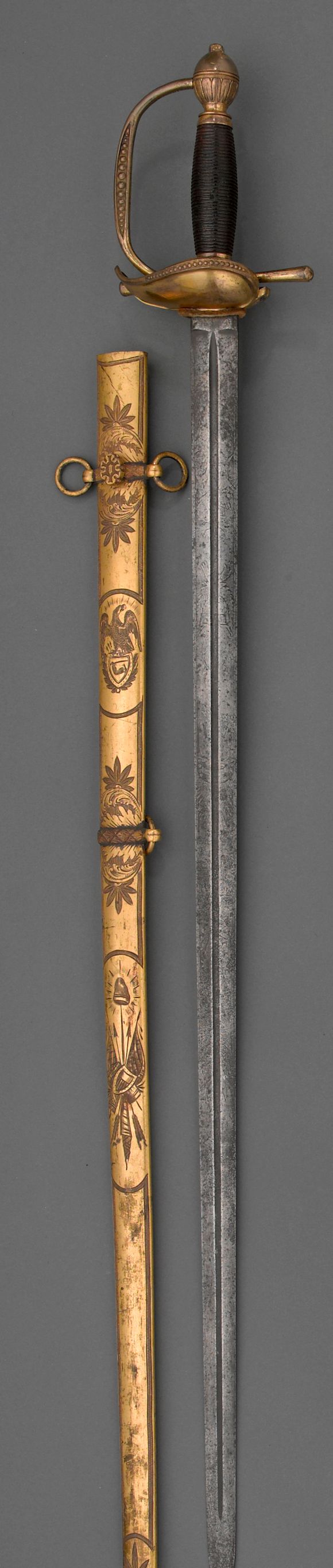 Bonhams : A U.S. Model 1832 general officer's sword by N.P. Ames
