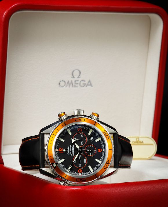 Bonhams : Omega. A fine automatic stainless steel diver's chronograph ...