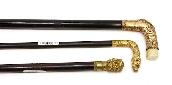 Bonhams : A cane presented to Judge John Marion Sheets (1854-) of ...