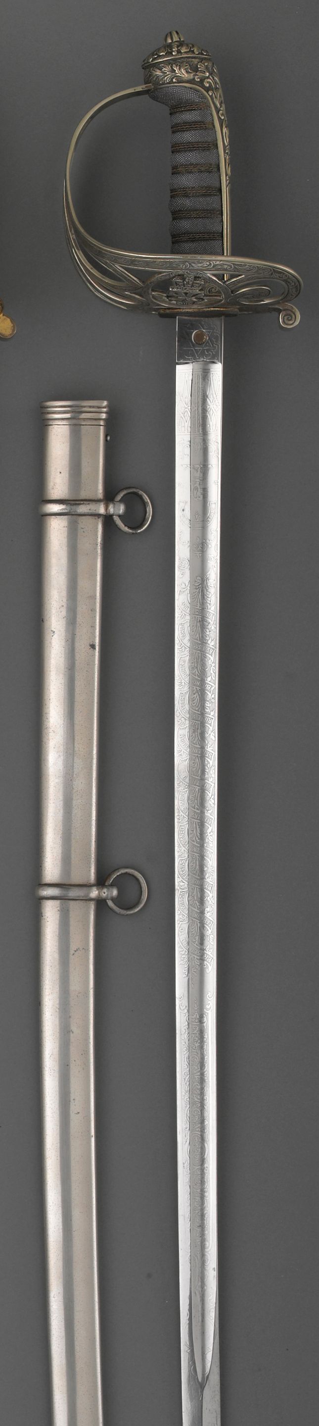 Bonhams : A deluxe Victorian gothic hilted yeomanry officer's ...