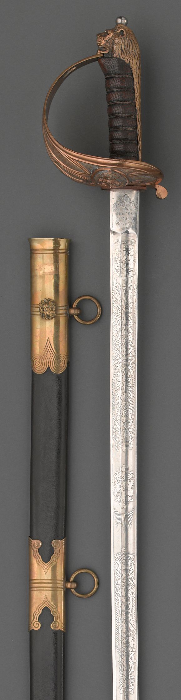 Bonhams : A British post-1902 naval officer's sword by Manton & Company