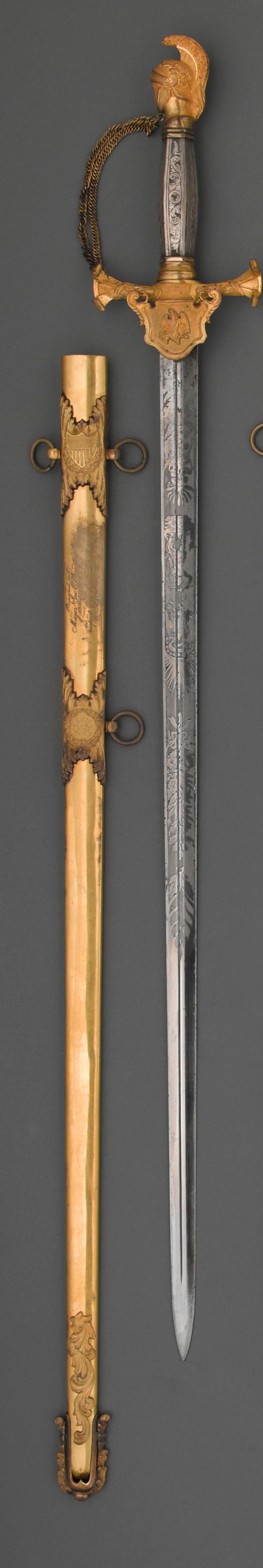 Bonhams : A Massachusetts militia officer's presentation sword by Ames ...