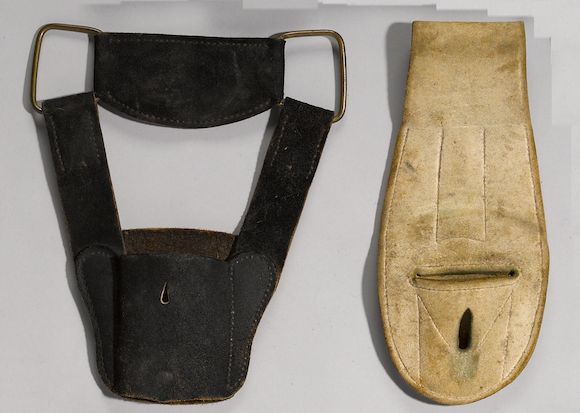 Bonhams : A lot of two American sword frogs M. 1833 artillery short ...