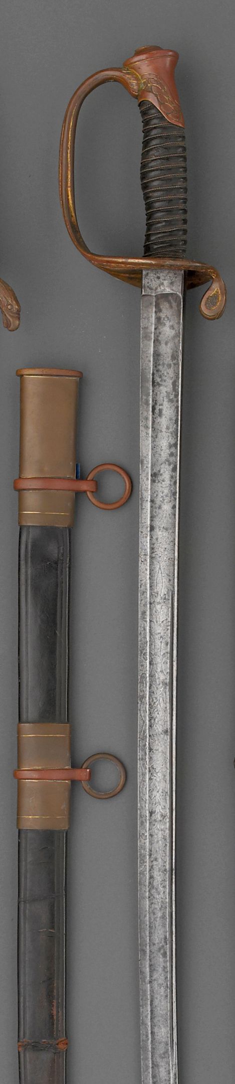Bonhams : A U.S. Model 1850 Foot officer's sword