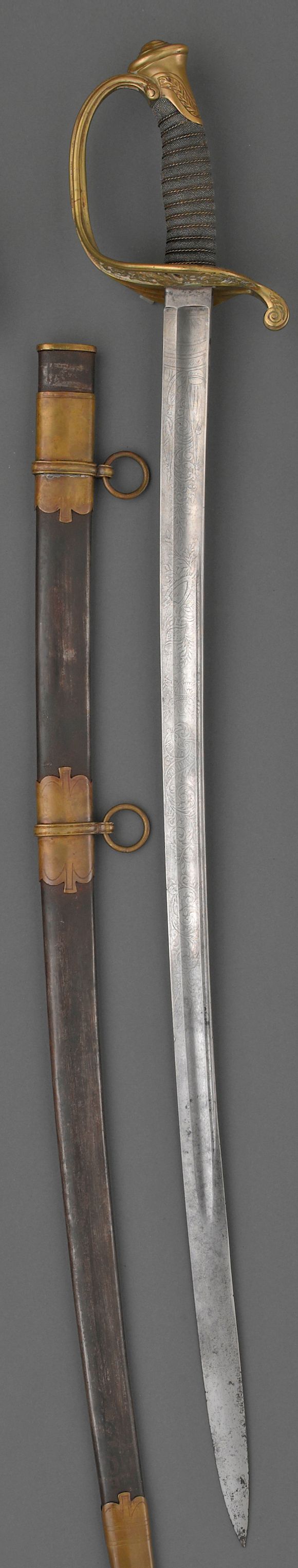 Bonhams : A U.S. Model 1850 Staff & Field officer's sword by Horster