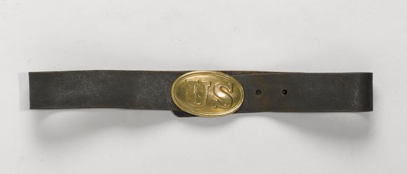 Bonhams : A Civil War era U.S. Model 1839 infantry enlistedman's waist belt