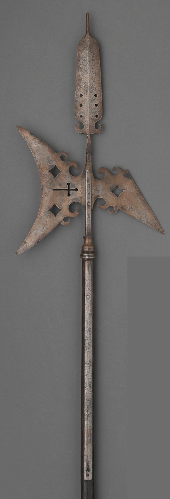 Bonhams : A fine colonial American halberd