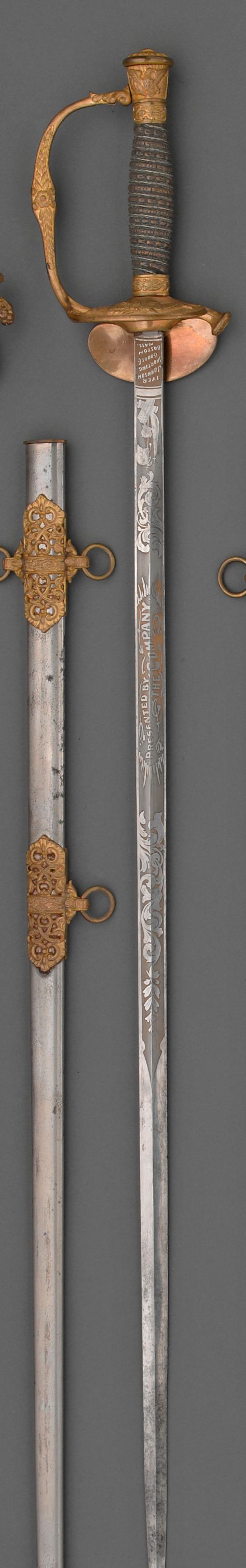 Bonhams : A presentation Model 1860 Staff officer's sword