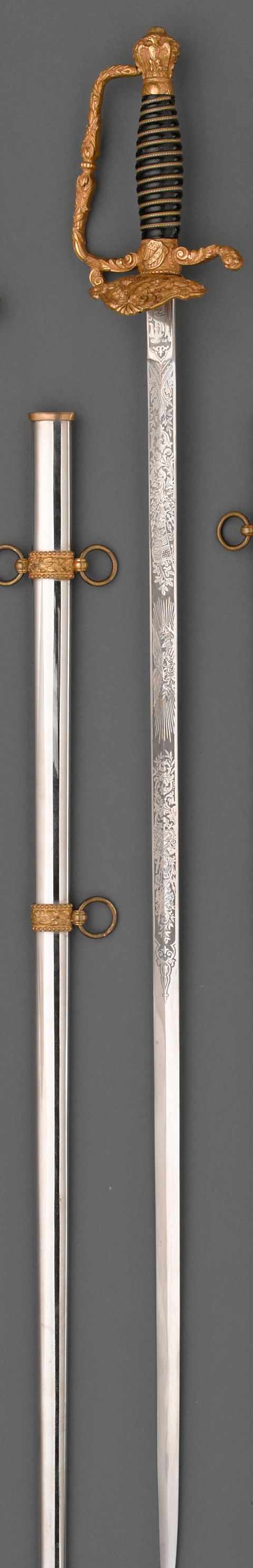 Bonhams : A presentation grade Model 1860 Staff officer's sword by The ...