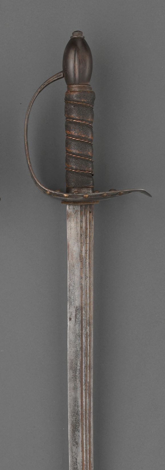 Bonhams : A massive cavalry officer's backsword