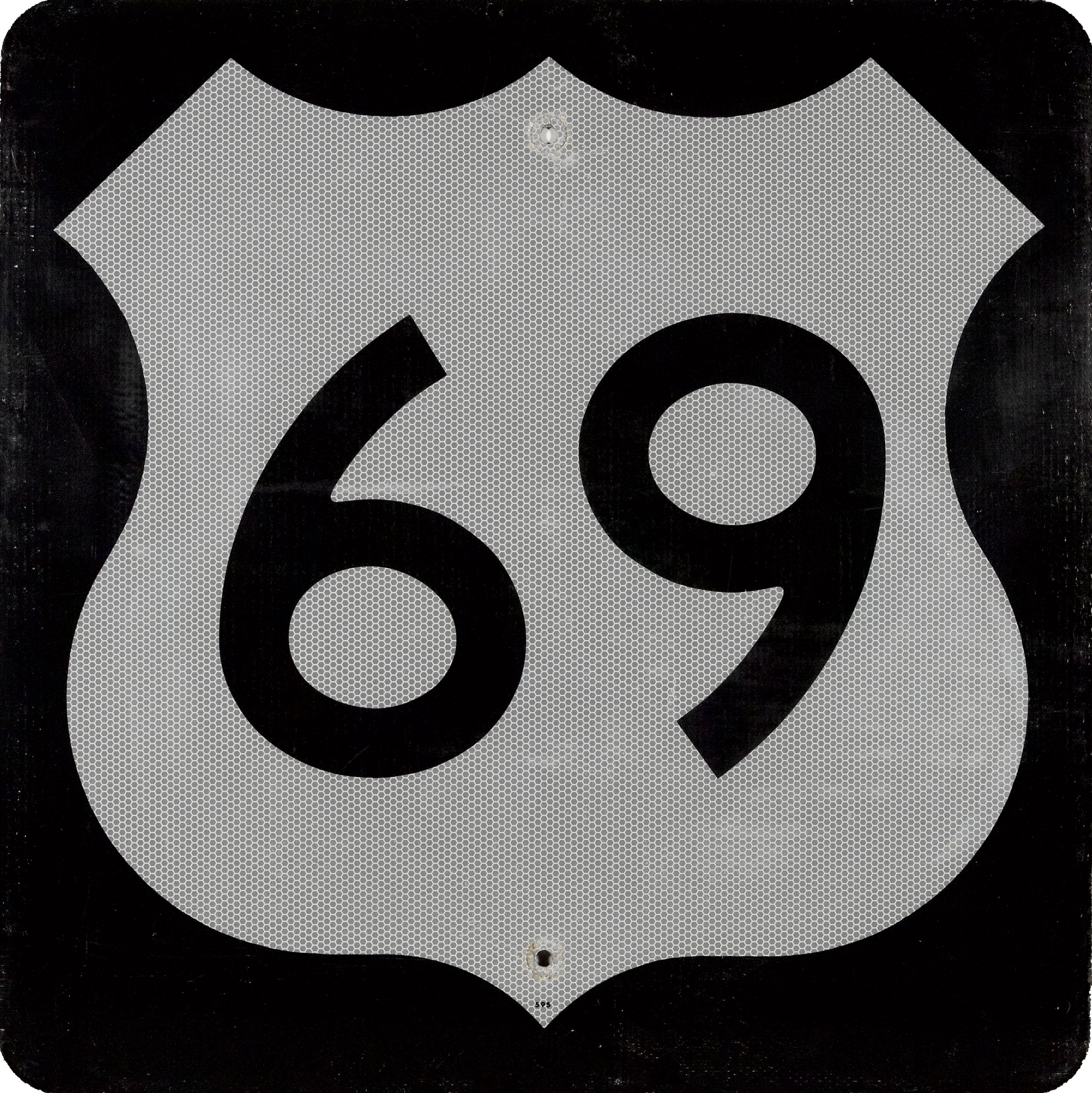 Bonhams Cars : A Minnesota U.S. Route 69 sign,
