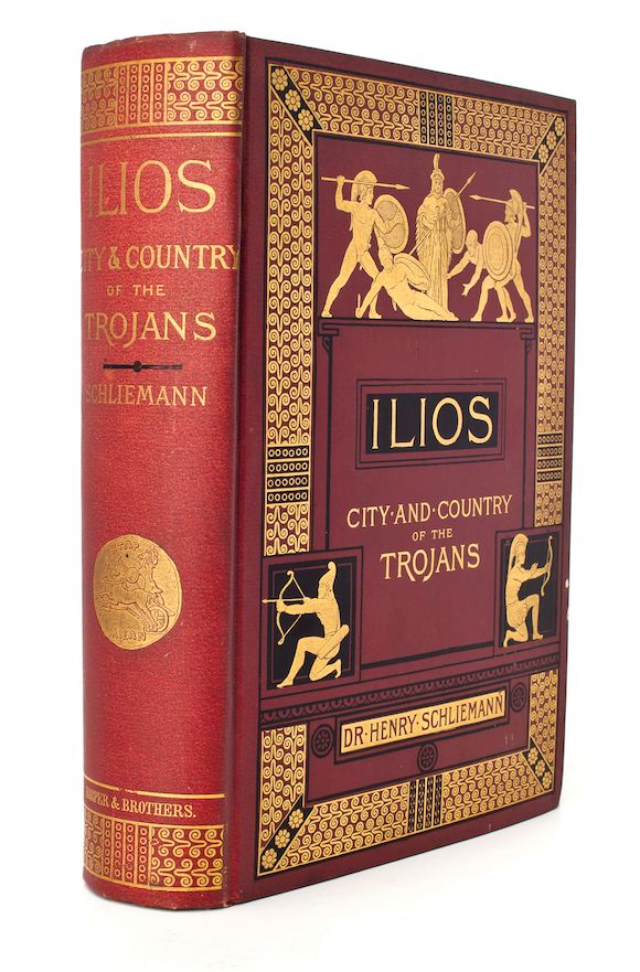 Bonhams : SCHLIEMANN, HEINRICH. 1822-1890. Ilios. The City and Country ...