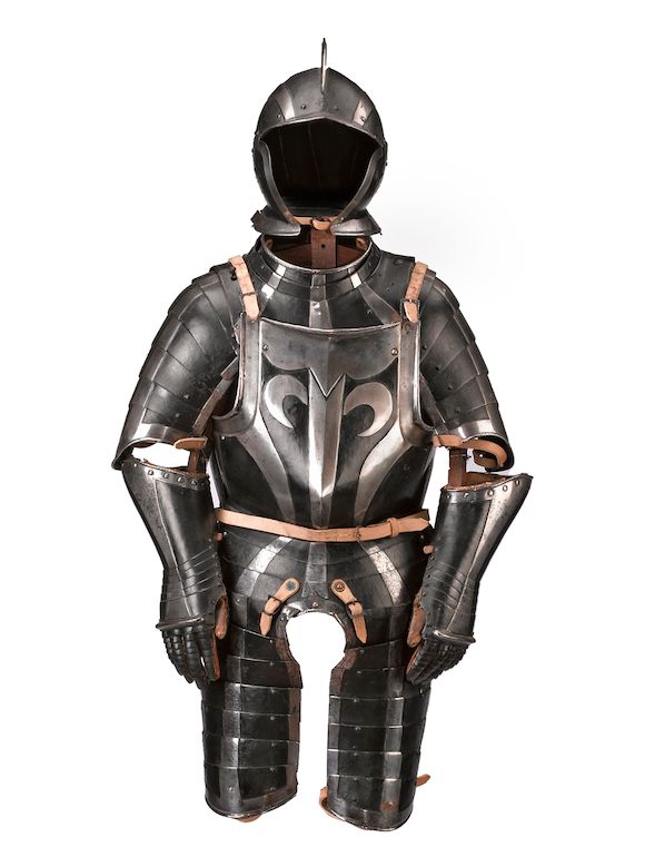 Bonhams : A Black And White Three-Quarter Armor