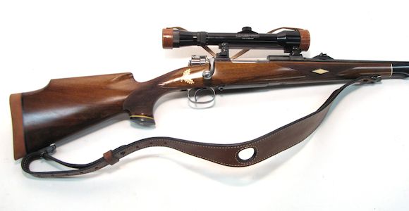 Bonhams : A .30-06 caliber Belgian Mauser action sporting rifle
