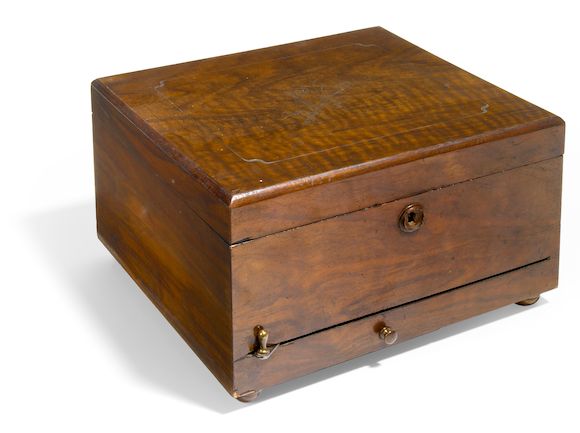 Bonhams : A Polyphon walnut disc music box fourth quarter 19th century