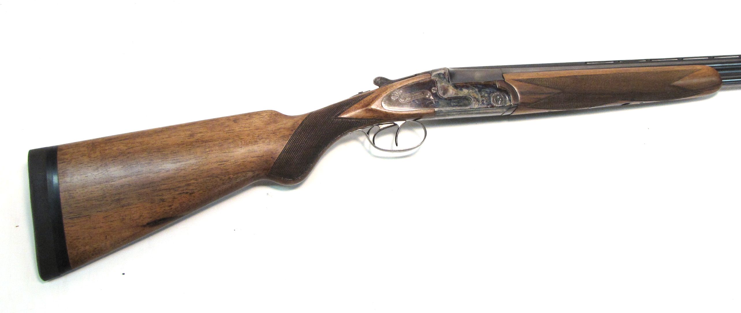 A .410 gauge Bruno Castellani sideplated boxlock over/under shotgun ...