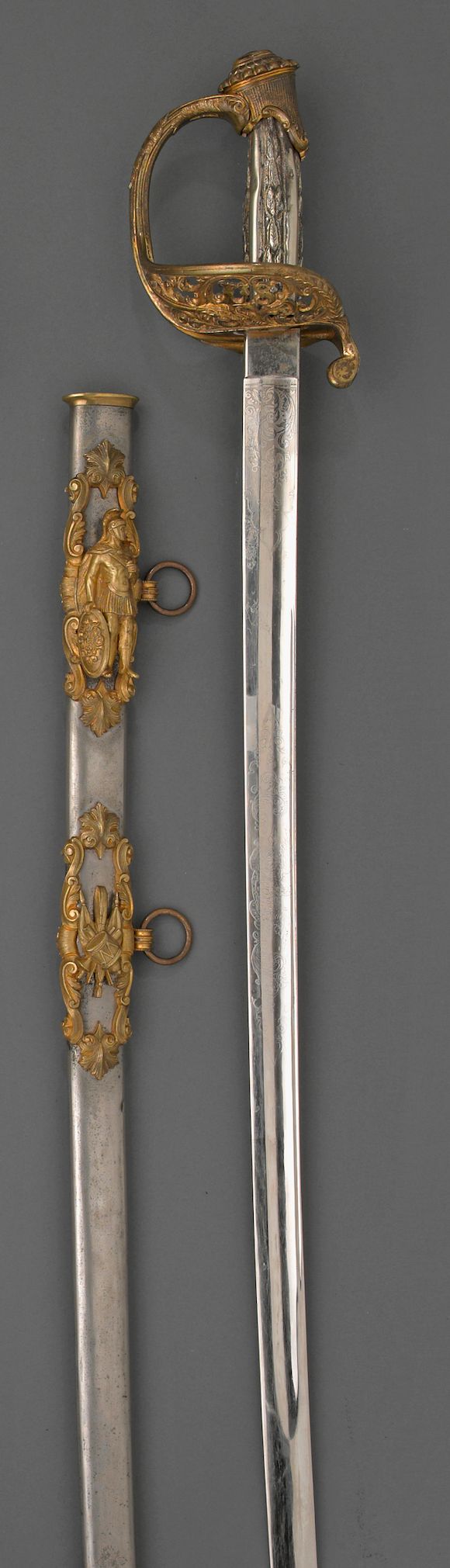 Bonhams : A deluxe Model 1850 Staff & Field officer's presentation sword