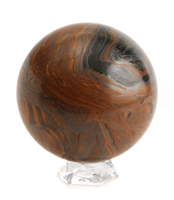 Bonhams : Tiger Iron Matrix Sphere
