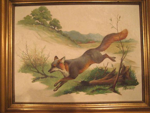 Bonhams : Frederick Sweney (American, born 1912) Black Fox 18 x 23 in ...
