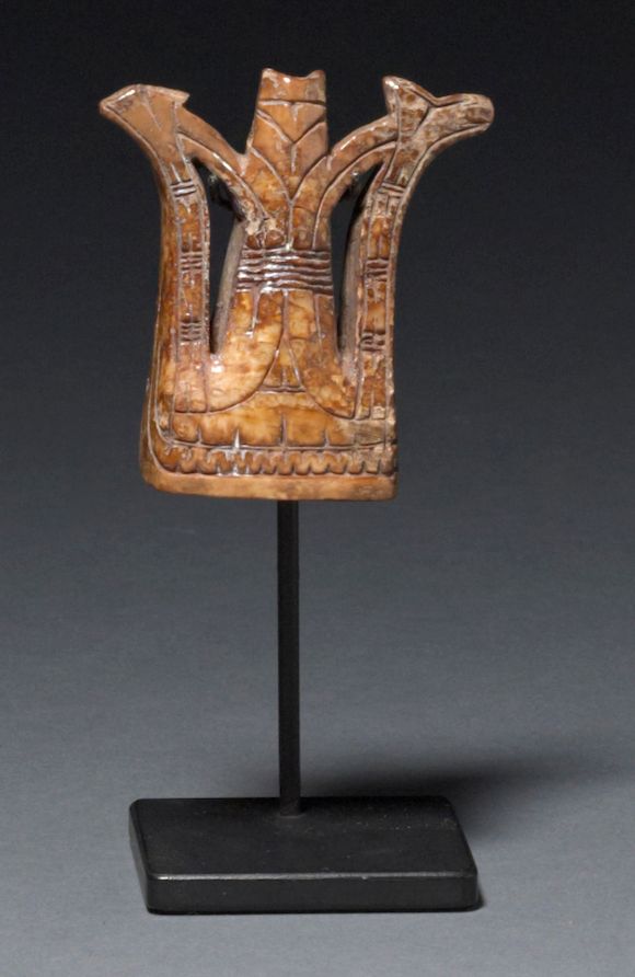 Bonhams : A Punuk ivory harpoon counterweight