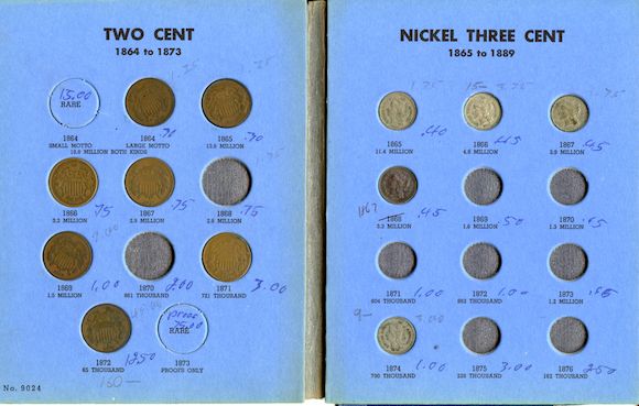 Bonhams : Whitman Half Dime Book