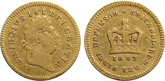 Bonhams : Great Britain, George III, 1/3 Guinea, 1803