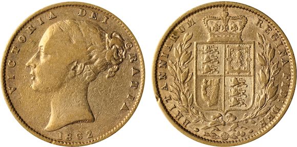 Bonhams : Great Britain, Victoria, Sovereign, 1862
