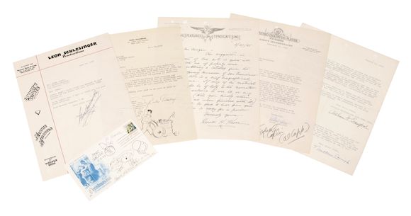 Bonhams : A collection of art and animation manuscripts