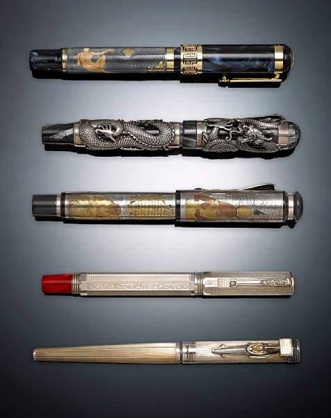 Bonhams : MONTEGRAPPA: Science and Nature Yellow Gold Limited Edition ...