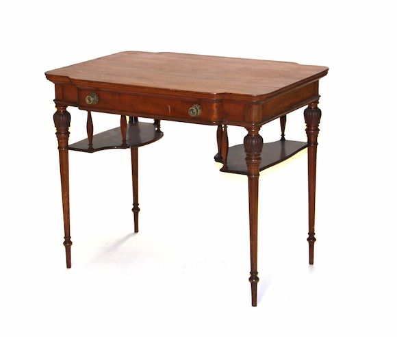 Bonhams : A Neoclassical style mahogany writing table