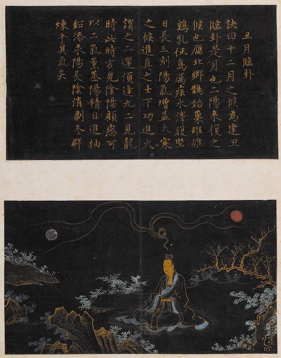 Bonhams : Anonymous (Qing dynasty) An illustrated album of Daoist ...