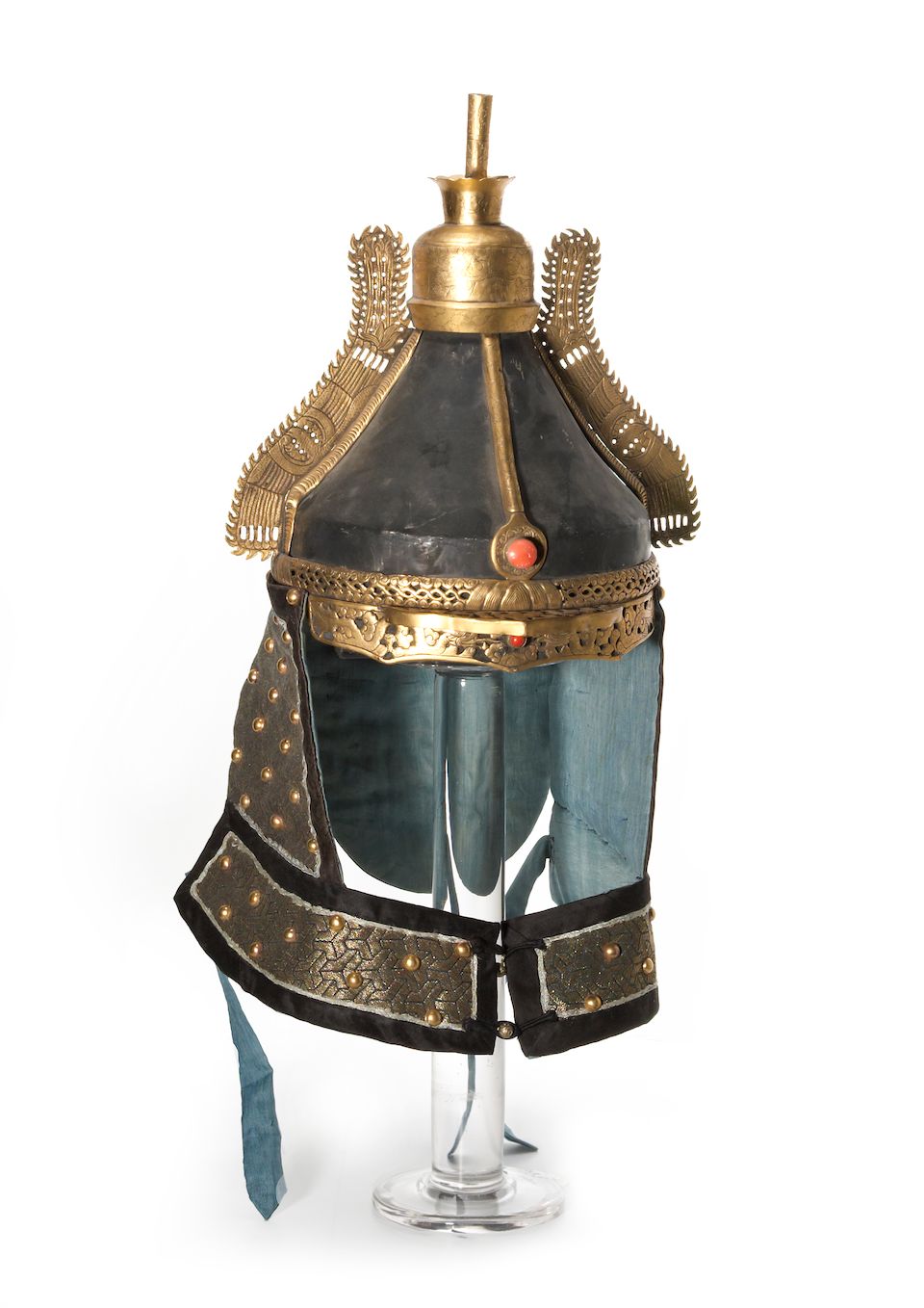 Late Qing Parade Helmet Armor In Detail