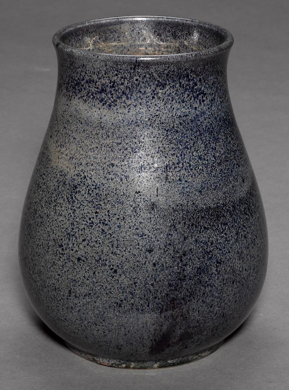 Bonhams : A transmutation glazed blue porcelain jar Late Qing dynasty ...
