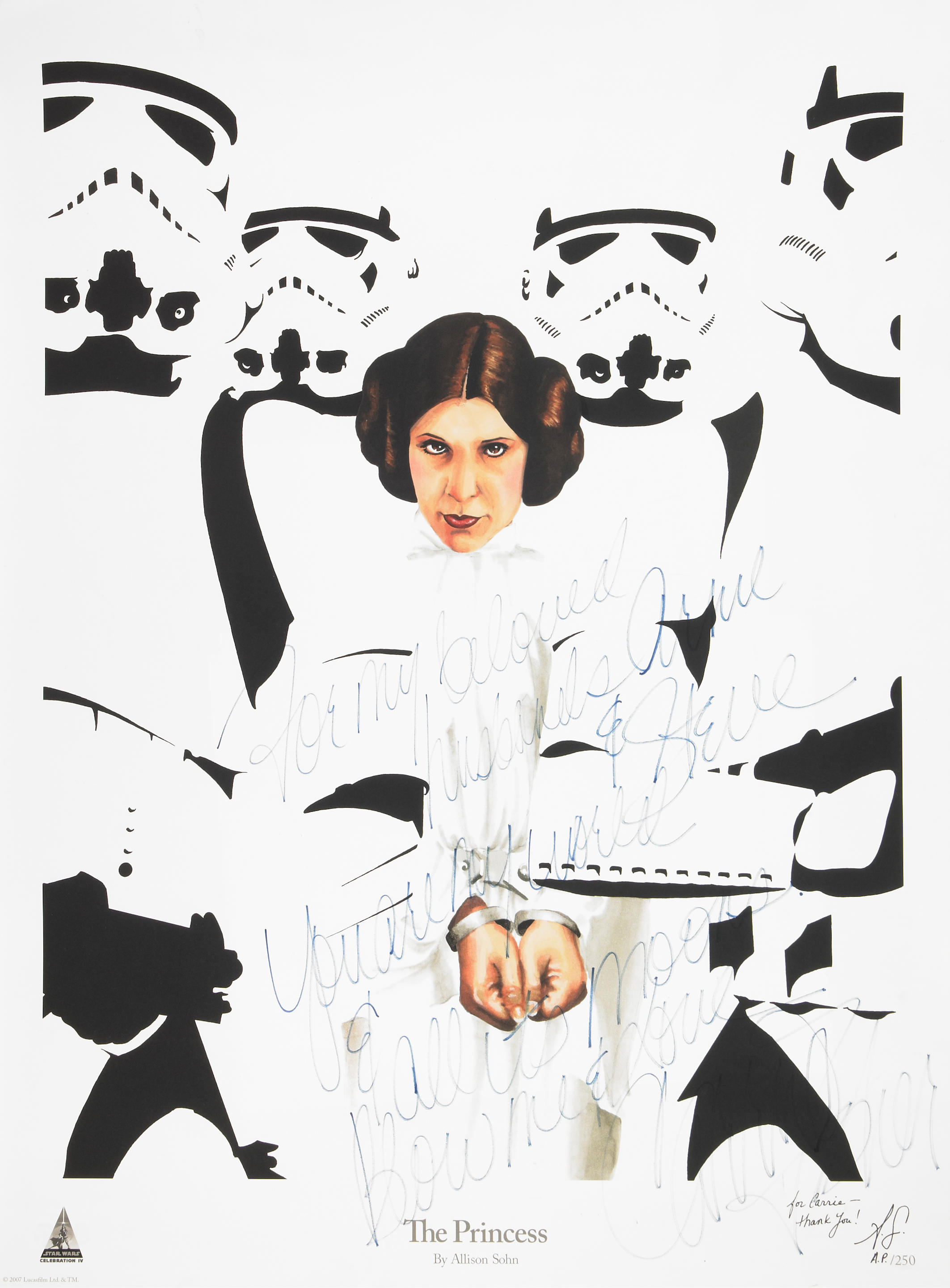 Bonhams : Artist's Proof of The Princess by Allison Sohn, inscribed and ...