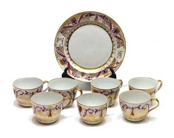 Bonhams : A group of English porcelain teaware