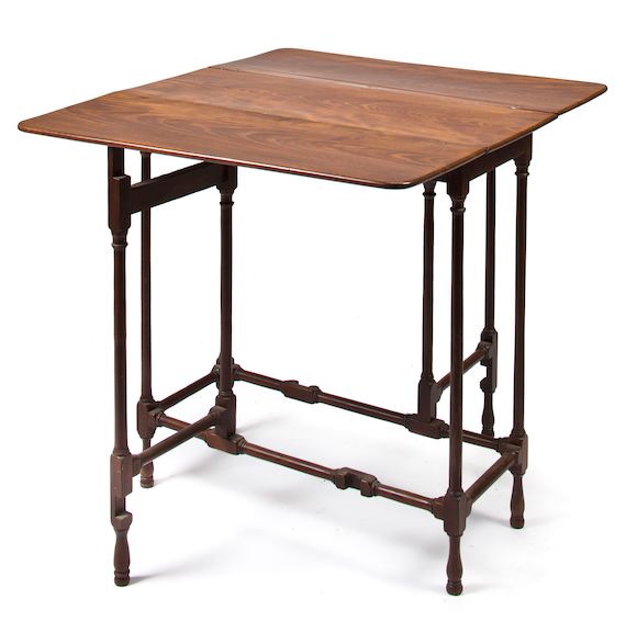 Bonhams : A George III mahogany spider leg drop leaf table fourth ...