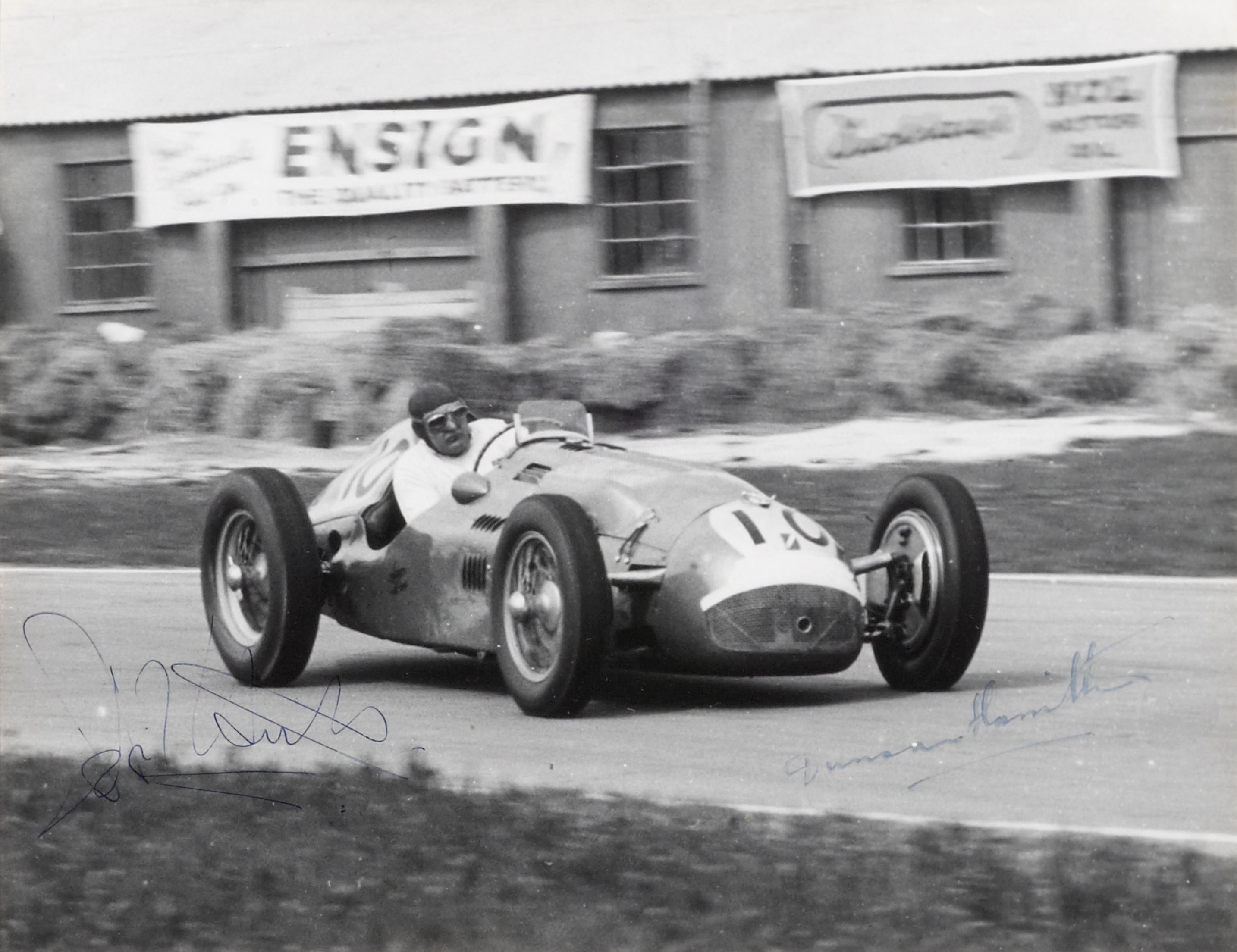 Bonhams Cars : A Duncan Hamilton signed photo,