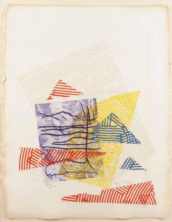 Bonhams : Sam Gilliam (American, born 1933); Buoy Landscape III;