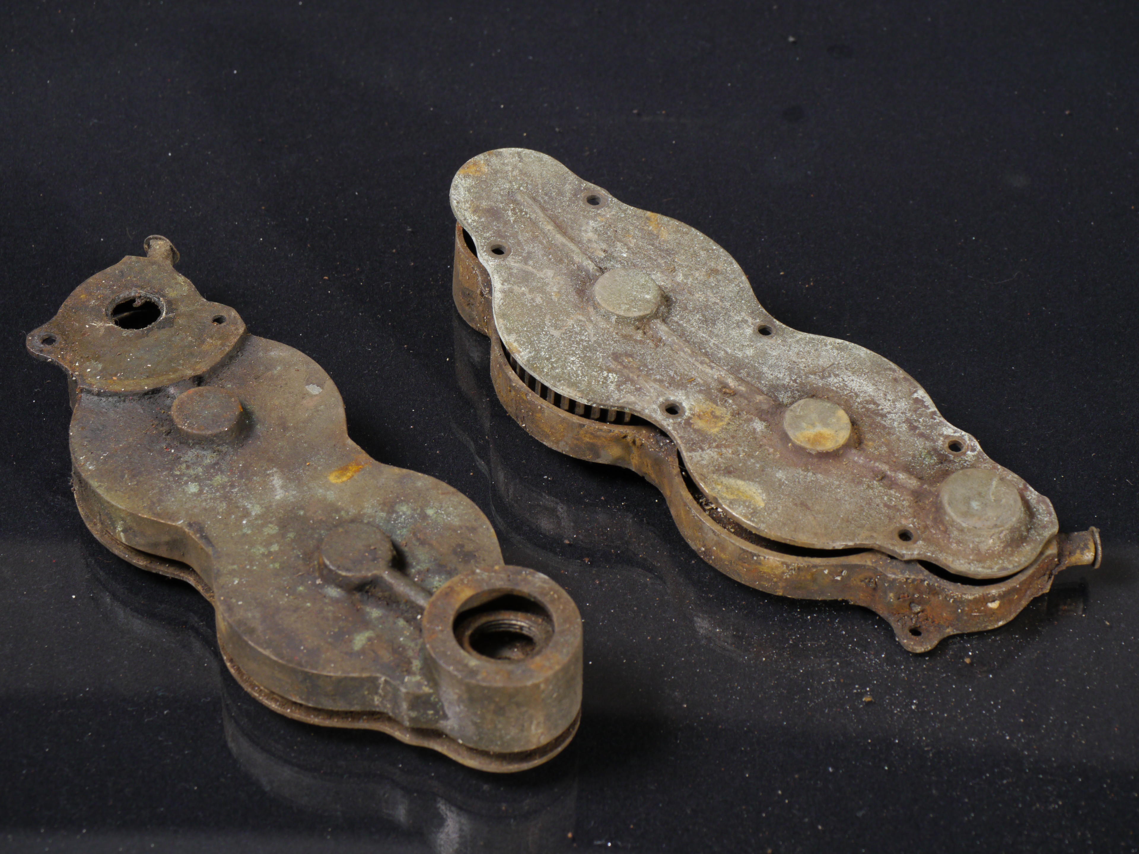 Bonhams Cars : Two early Indian magneto drive assemblies,