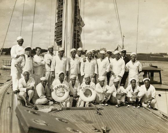 Bonhams : A collection of press photographs for the 1934 America's Cup ...