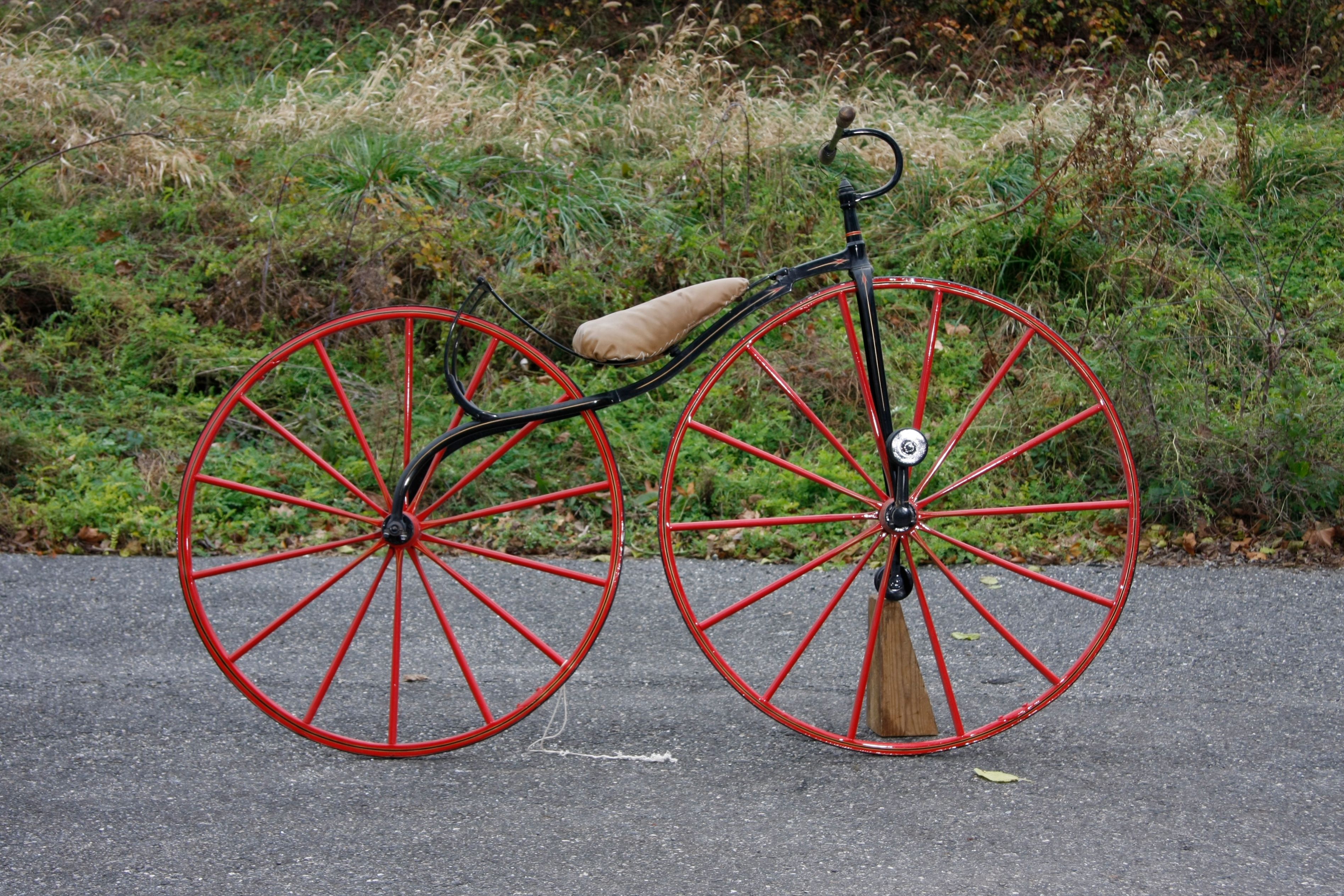 Bonhams Cars : A fine c. 1865 "Boneshaker" Velocipede, appears to be ...