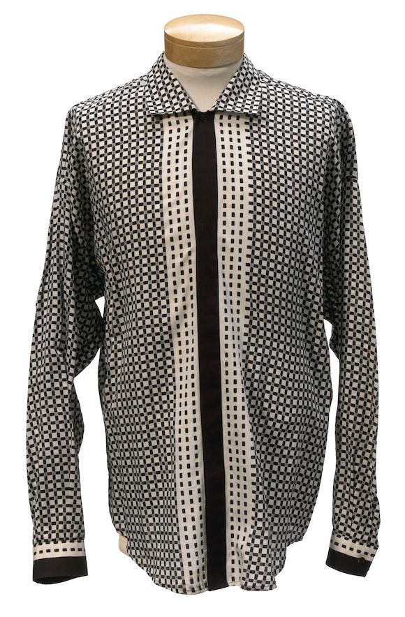 Bonhams : Michael Jackson owned Versace shirt