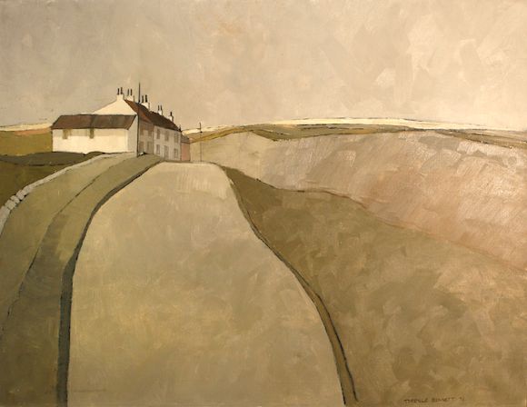 Bonhams : Terence Bennett (British, born 1935) House in a gray ...