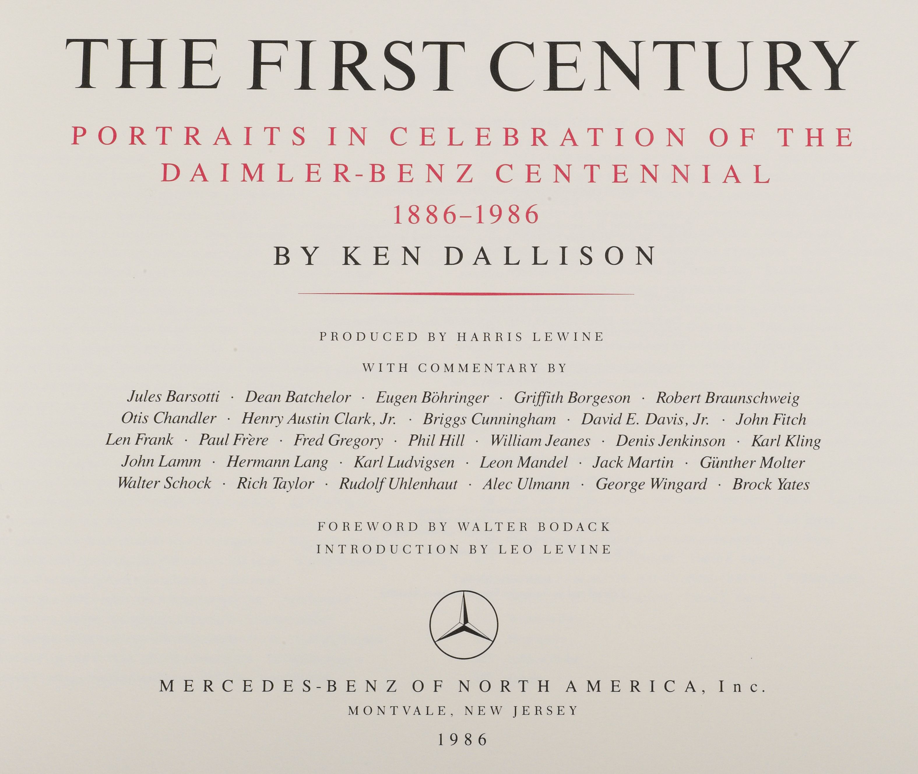 Bonhams Cars : Ken Dallison: The First Century - Portraits in Celebration of the Daimler-Benz ...
